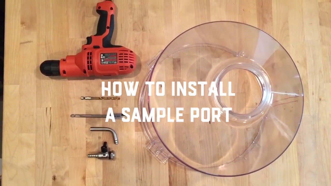 How to install a sample port | Catalyst Fermentation System - YouTube