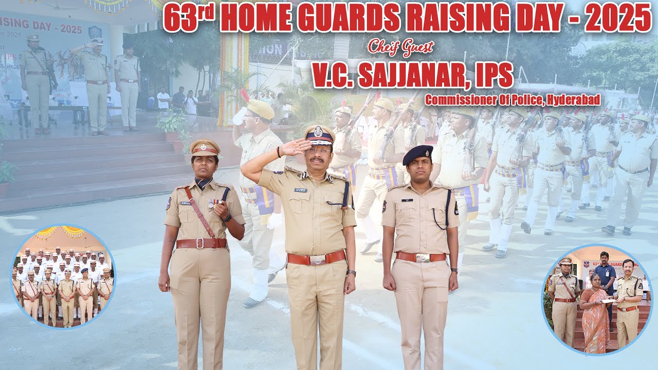 CP Sri V.C. Sajjanar, IPS Leads Home Guards Rising Day, Gives Awards ...