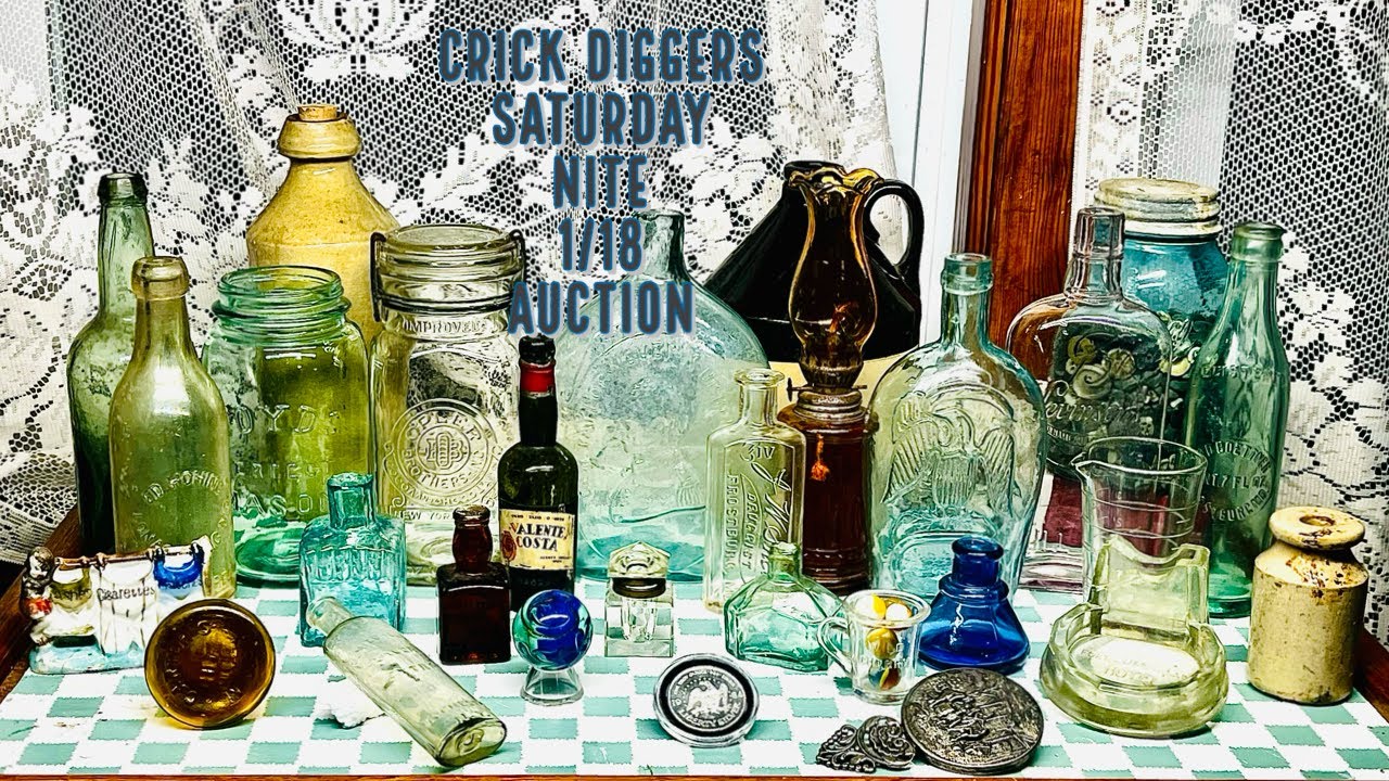 Stoneware, historical flasks, open pontils, inks, silver, rare meds ...