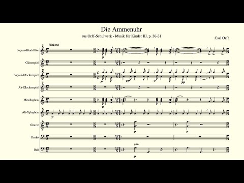 Carl Orff: Die Ammenuhr