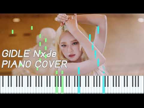여자아이들 누드 피아노 (G)I-DLE Nxde piano cover sheet & tutorial - YouTube