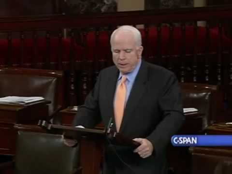 John McCain Tribute To Neda On The Senate Floor - YouTube