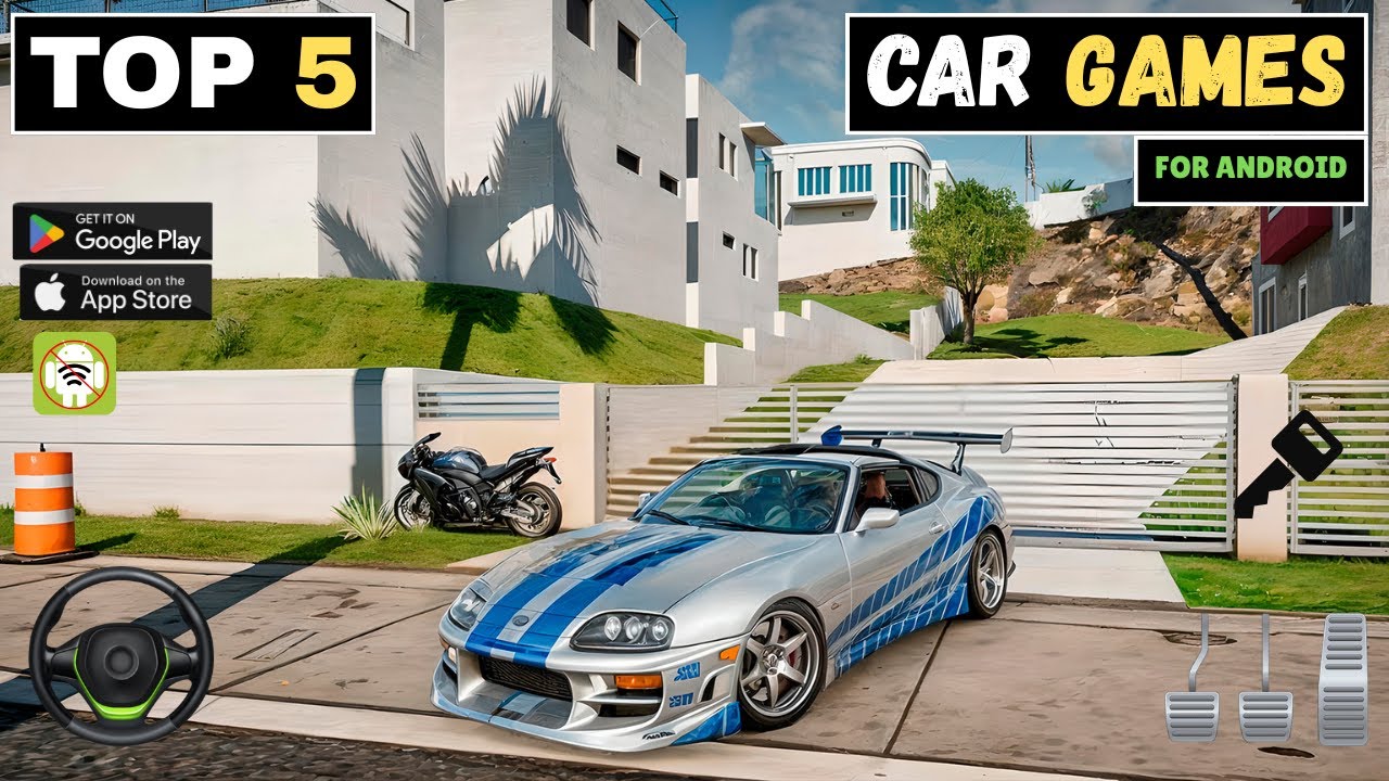 Top 5 Low MB Car Games For Android || High Graphics Car Games For ...