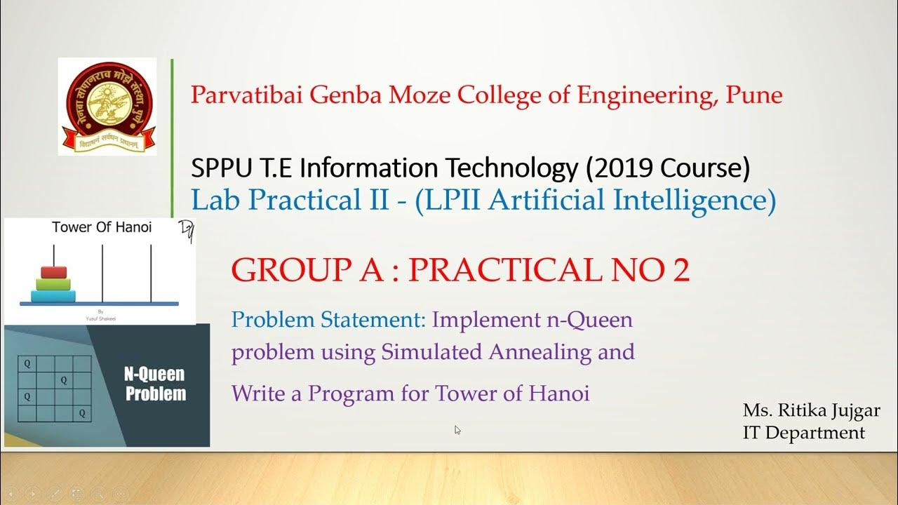 AI Practical No 2 | N-Queens Problem using Simulated Annealing ...