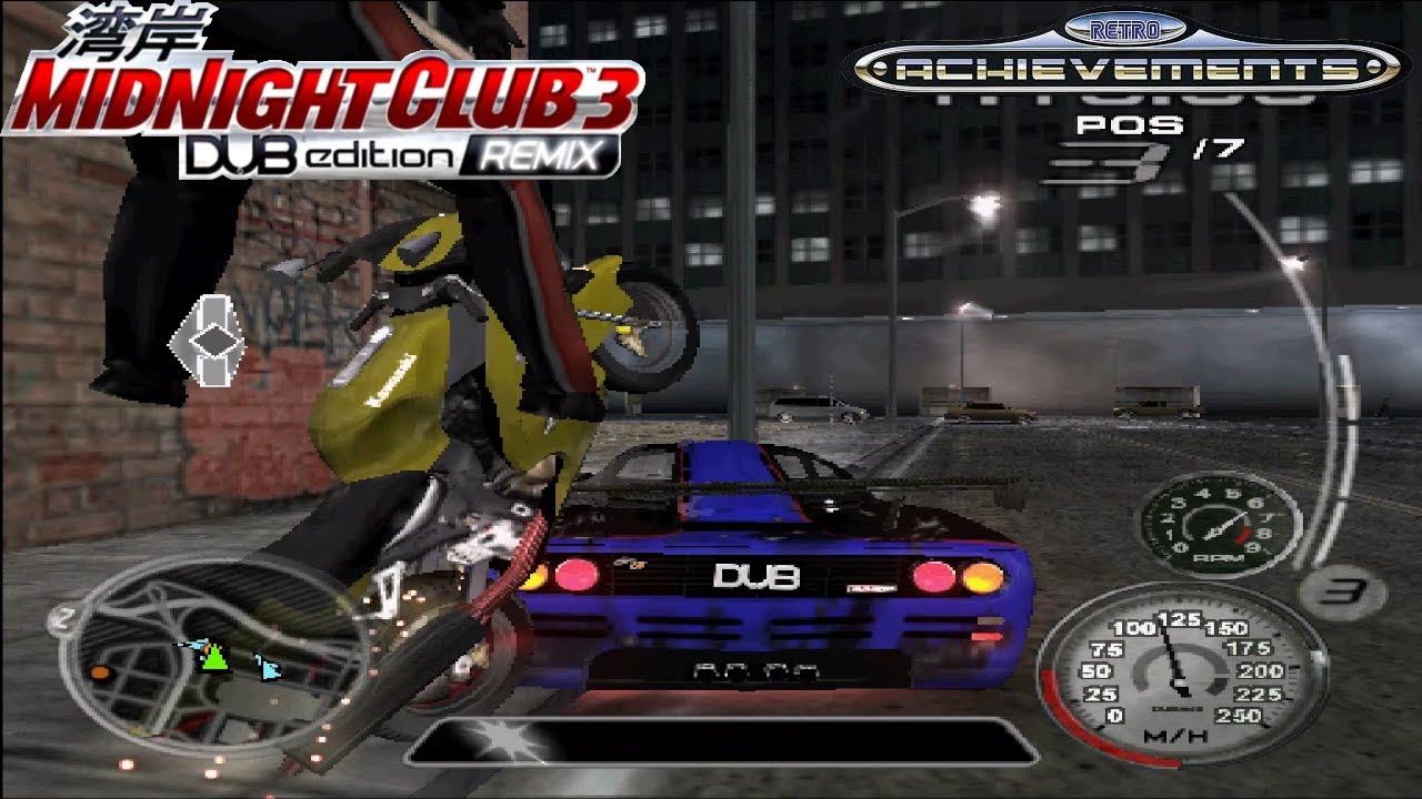 Jogando Midnight Club 3 Remix no modo carreira com RetroAchievements ...
