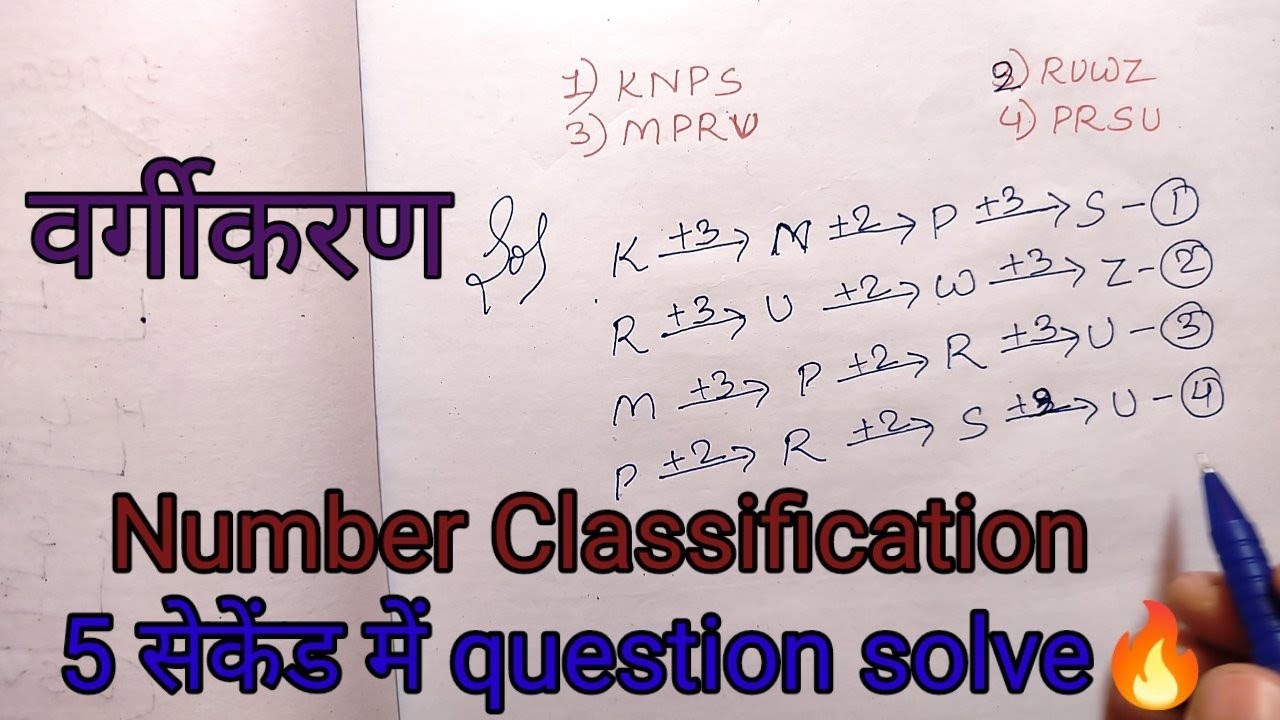 Letter Classification Reasoning Tricks ll SSC MTS, BANK, RAILWAY, CHSL ...