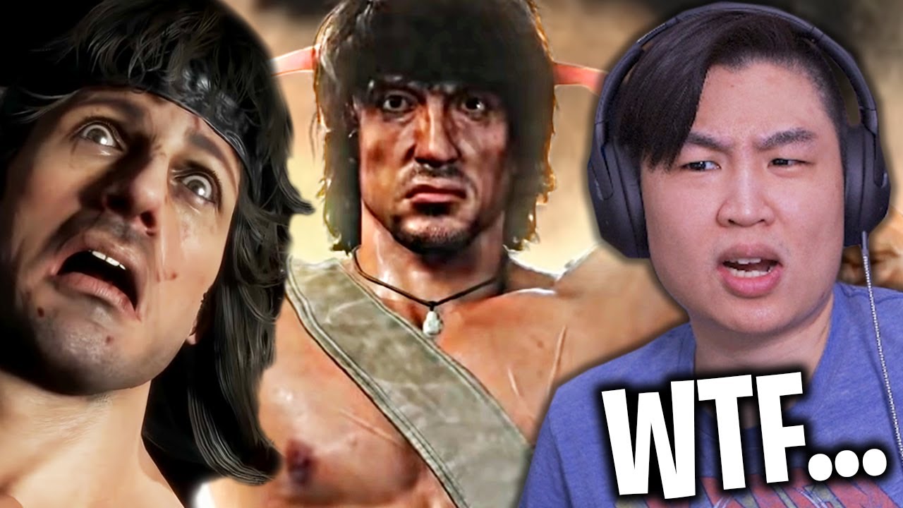 What did they do to Rambo's face... - YouTube