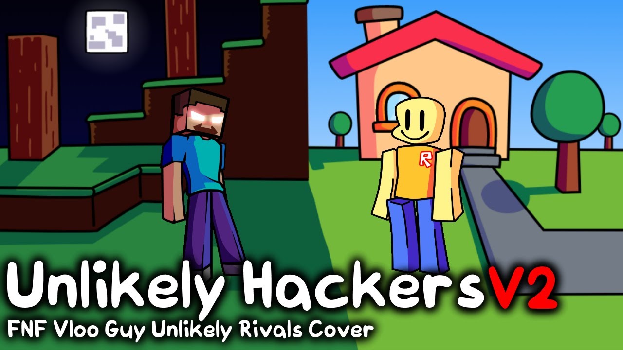 Unlikely Hackers V2 | FNF Vloo Guy Unlikely Rivals Cover - YouTube