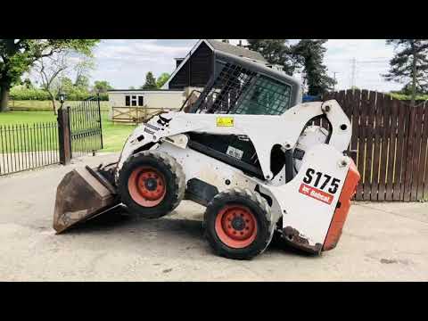 BOBCAT S175 SKIDSTEER * YEAR 2007 * C/W HIGH REACH FOR SALE - YouTube