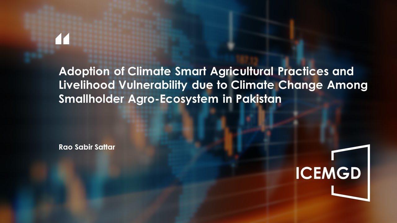 ICEMGD 2023—Adoption of Climate Smart Agricultural Practices and ...