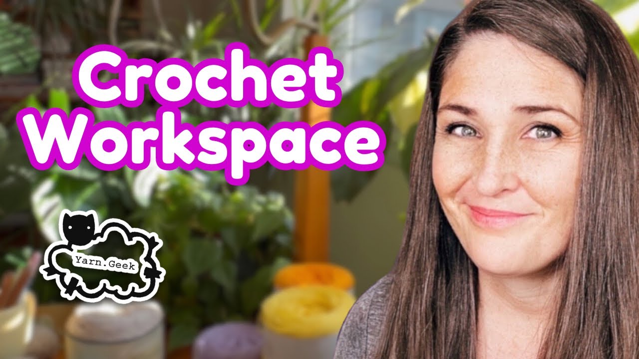 Crochet Workspace & WIPs in Action 😃 - YouTube