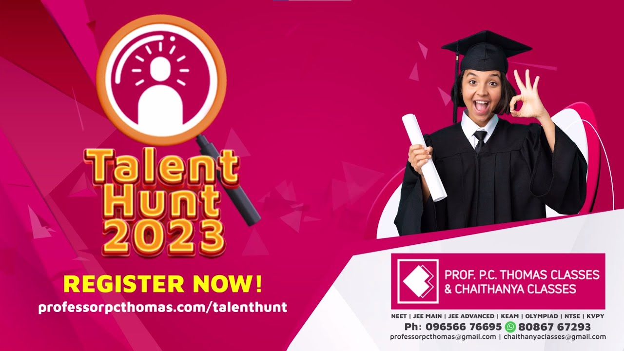 TALENT HUNT 2023 | UPTO 100% SCHOLARSHIPS | CLASSES 5,6,7,8,9,10 - YouTube