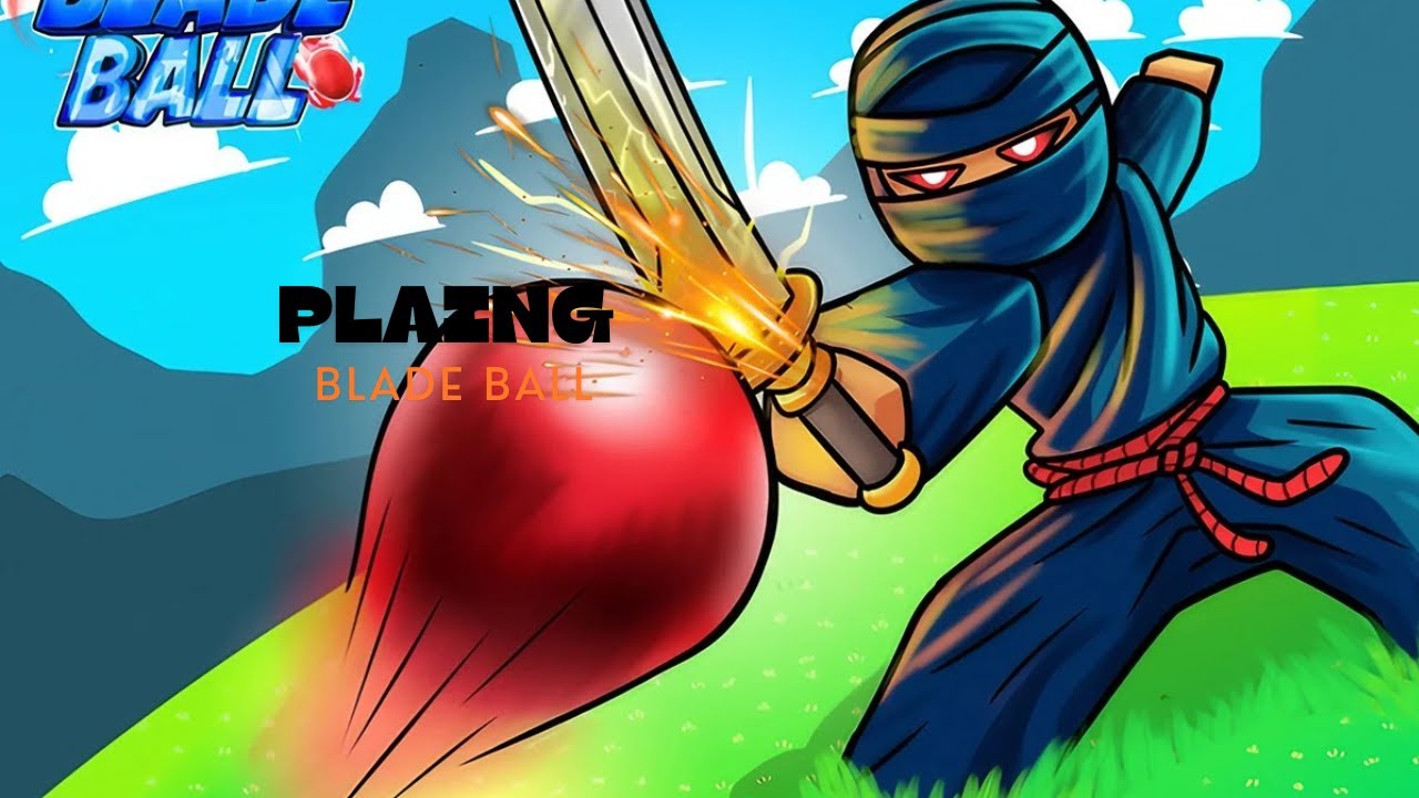 playing blade ball in roblox part 1 - YouTube