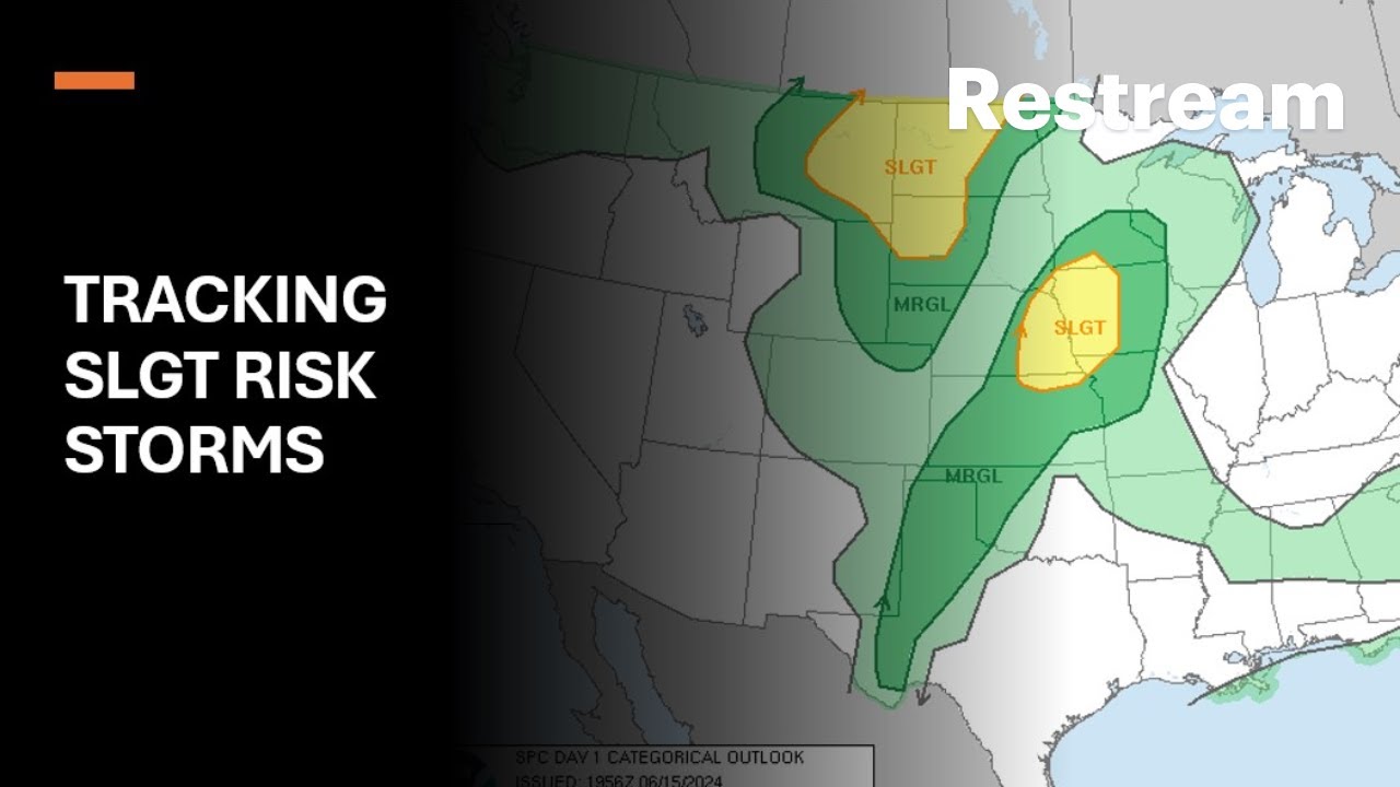 LIVE: Tracking 6/15 SLGT Risk Storms - YouTube
