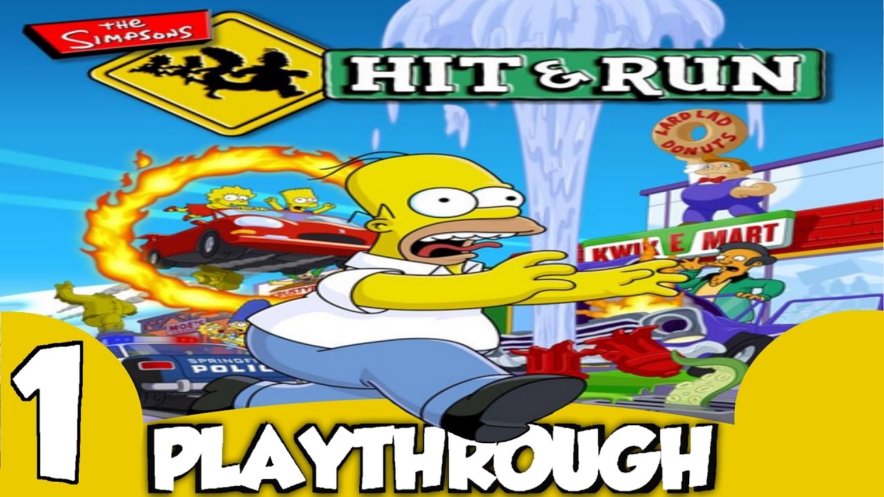 WELCOME TO SPRINGFIELD (The Simpsons: Hit & Run) - YouTube