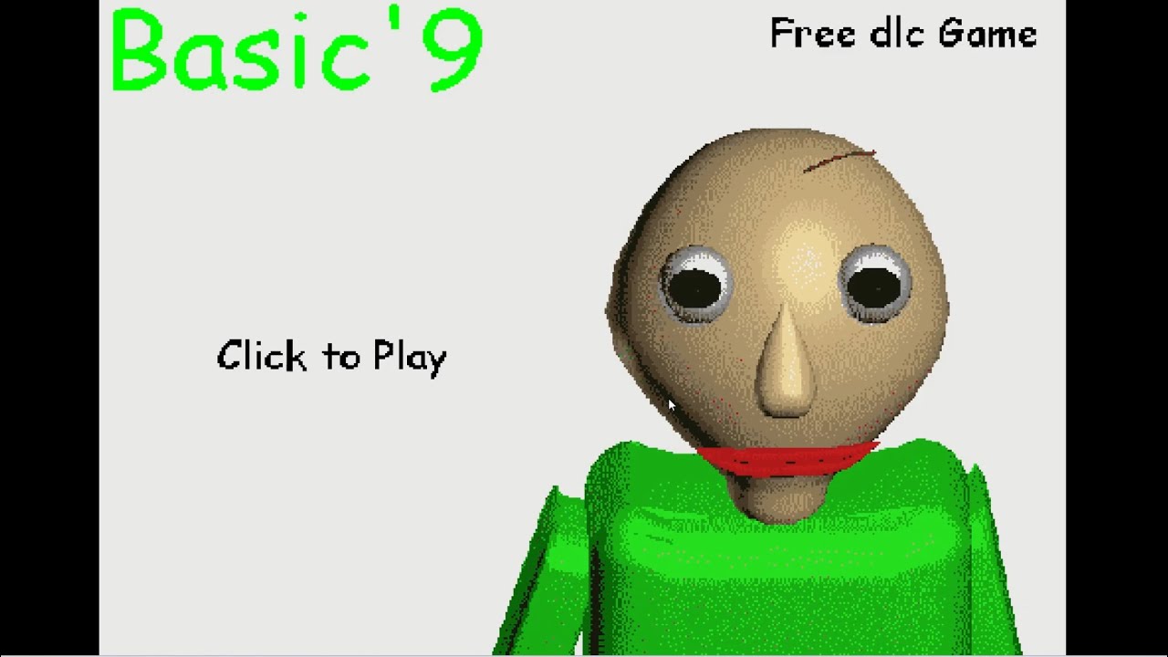 Basic’9 [Baldi’s Basics Fan Game] 📐 - YouTube