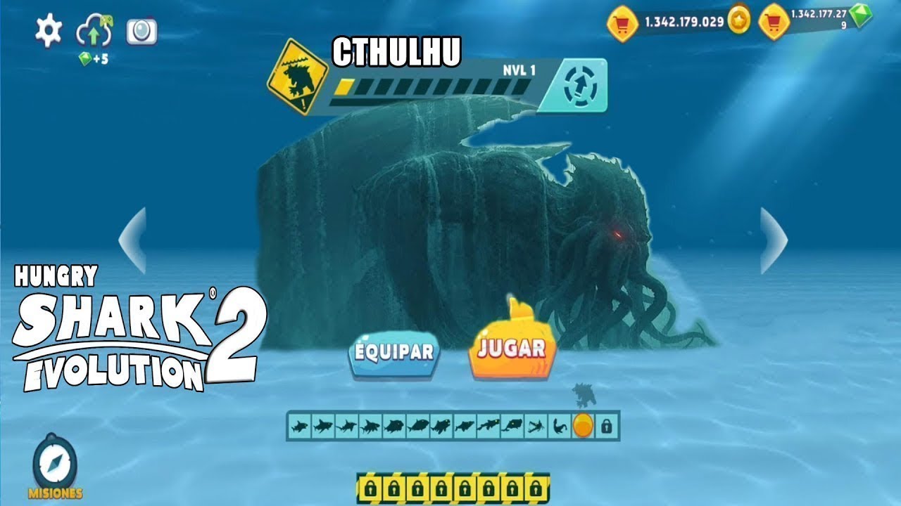 Hungry Shark Evolution exe NEW UNLOCKED CTHULHU IS DAMNED AND THIS ...