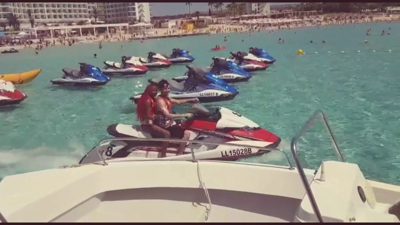 Nissi Beach Jet Ski, Cyprus - YouTube