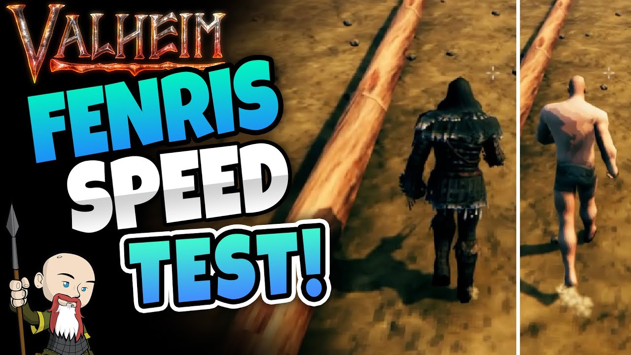 Valheim: Speed Testing the Fenris Armor Speed Buff Set Bonus - YouTube
