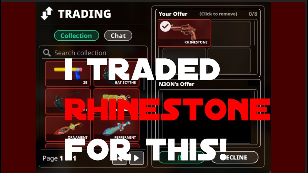 I TRADED RHINESTONE GUN FOR THIS! - YouTube