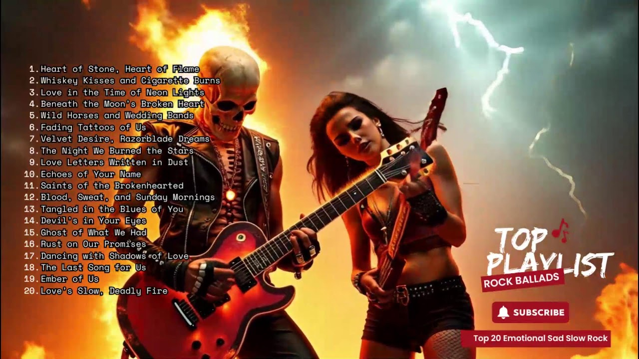 Top 10 Sad Slow Rock Ballads / Fantastic Selection / PLAYLIST ROCK 2025 ...