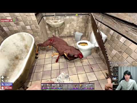 7 days to die 바닐라 서버 여행 아이템 파밍 태민이 방 꾸며주기 브이로그 좀비 생존 게임 Zombie 김톰슨 57편 210109
