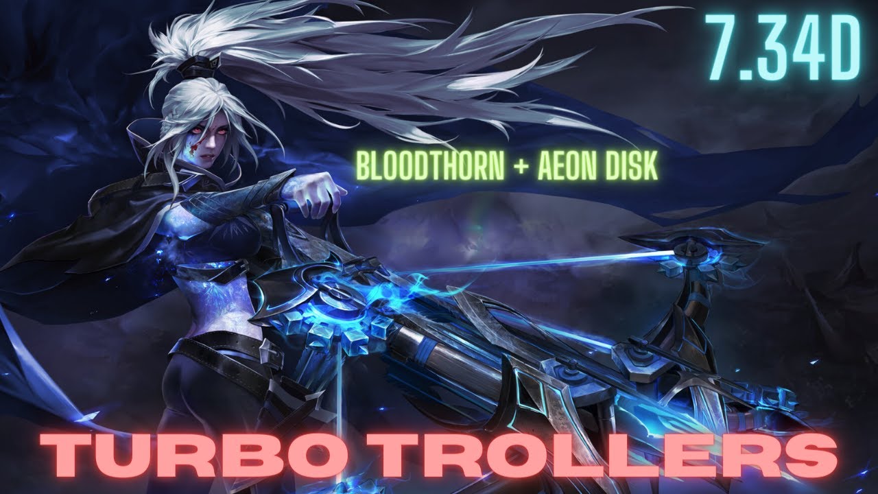 I Built Bloodthorn and Aeon Disk on Drow in Turbo 7.35B - YouTube
