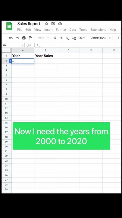 Adding a sequence of numbers in G-sheets#awesome#excel#time#fast #crazy ...