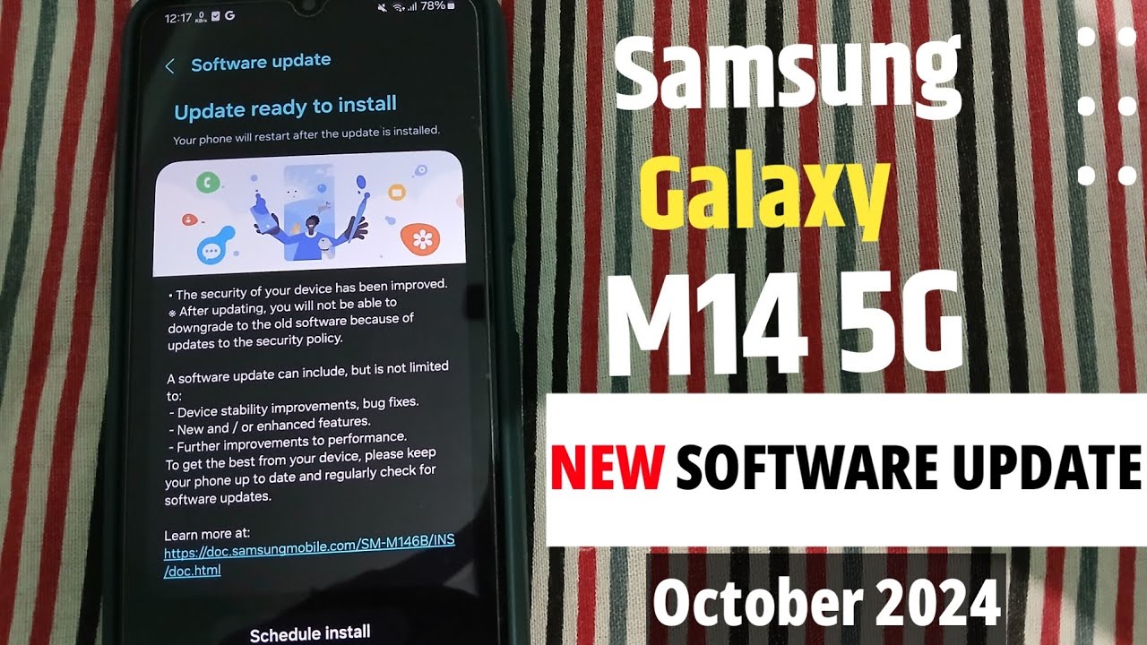 Samsung M14 5g New Update October 2024 | Samsung M14 5G New Software Update Released - YouTube