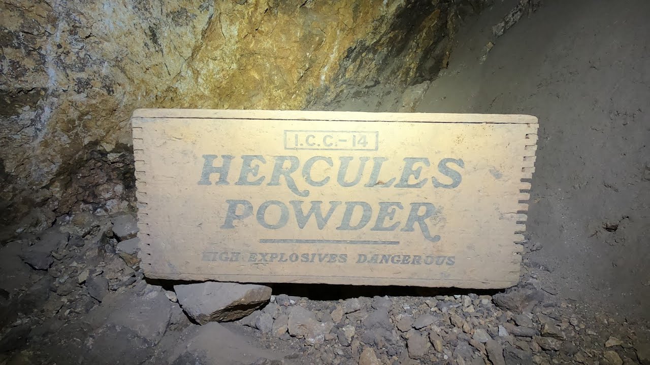 100 Year Old Dynamite Boxes Inside the ET Annex Mine - YouTube
