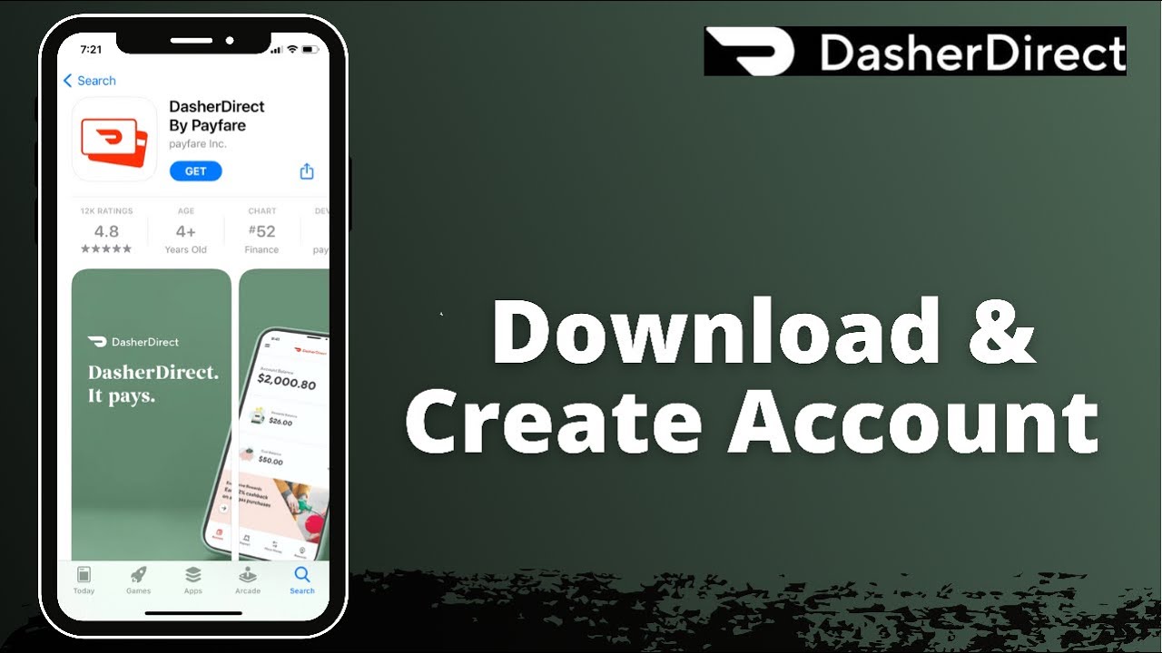 How to Download DasherDirect App & Sign Up - Setup DasherDirect - YouTube