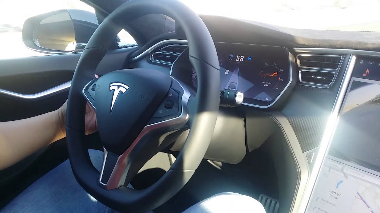 Tesla P90D drive alone - YouTube