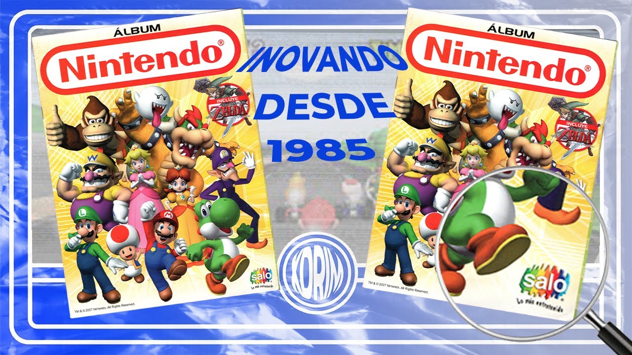 RECORDANDO A NINTENDO CON SU ÁLBUM SALO (UNBOXING/REVIEW RETRO) - YouTube