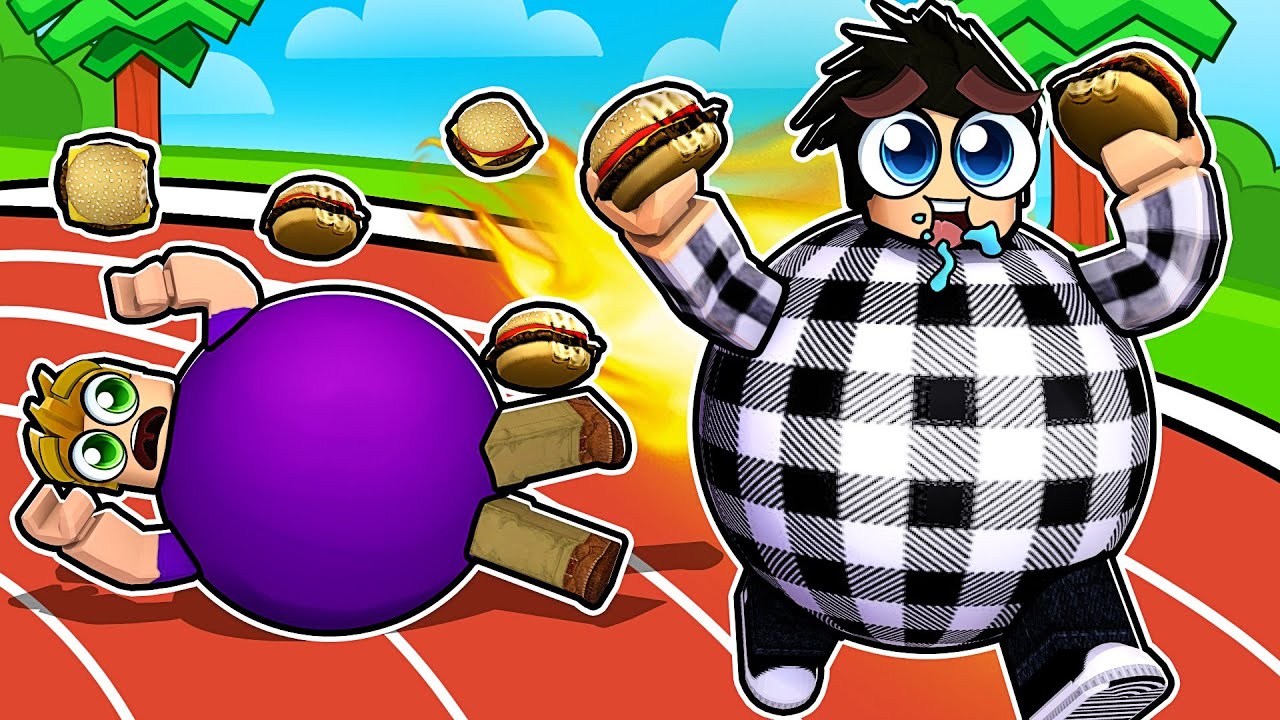 NOUS SOMMES DEVENUS SUPER GROS ET AVONS FAIT UNE COURSE DE ROULETTES ...