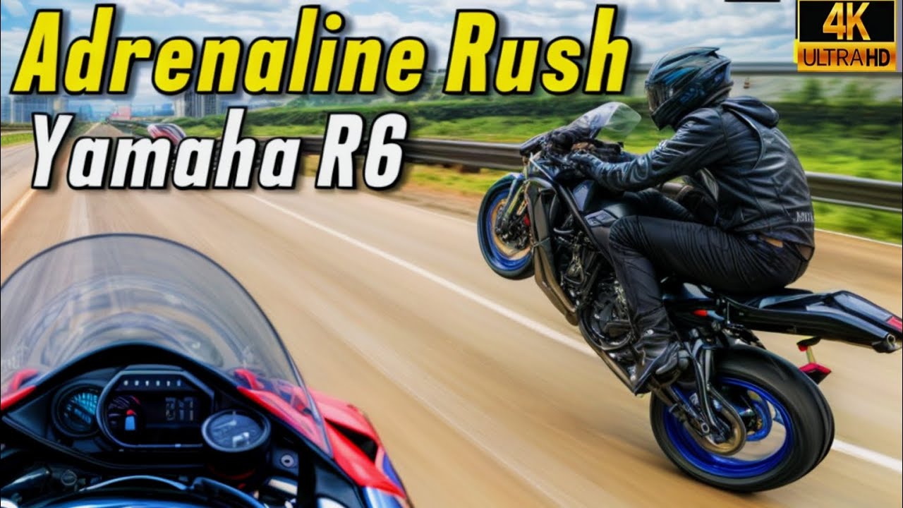 Yamaha R6 Adrenaline Rush 2024 | Ultimate Superbike Stunts in 4K Ultra ...