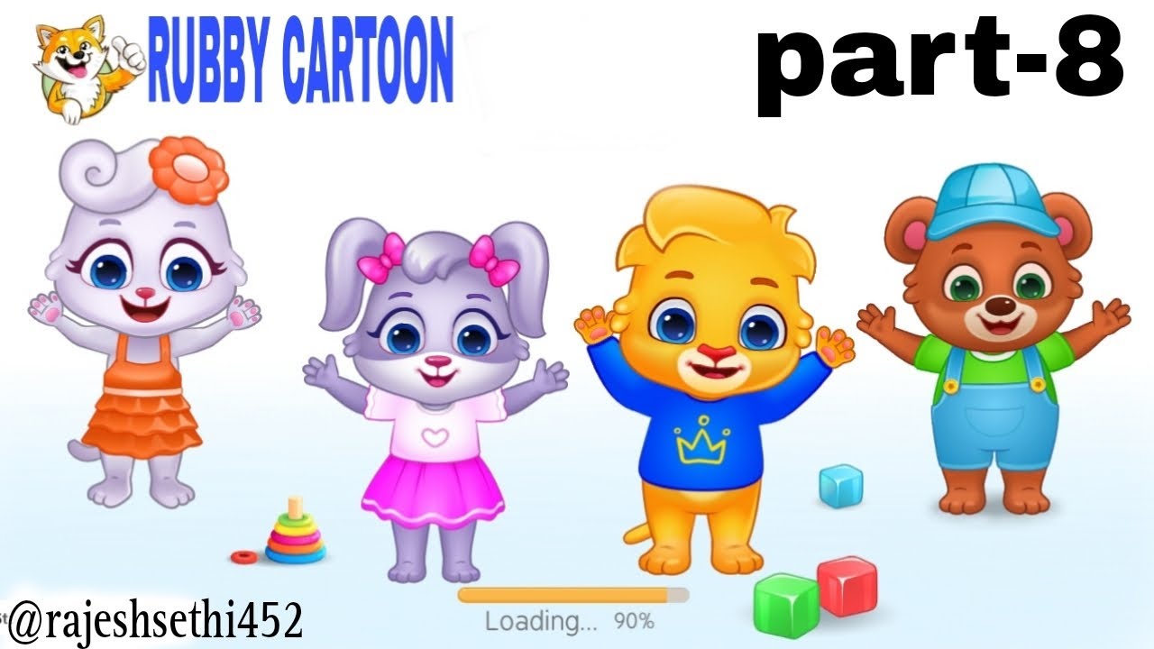 RUBBY CARTOON 🪆 kids children game video 😁📸😁 entertainment 😁#cartoon # ...