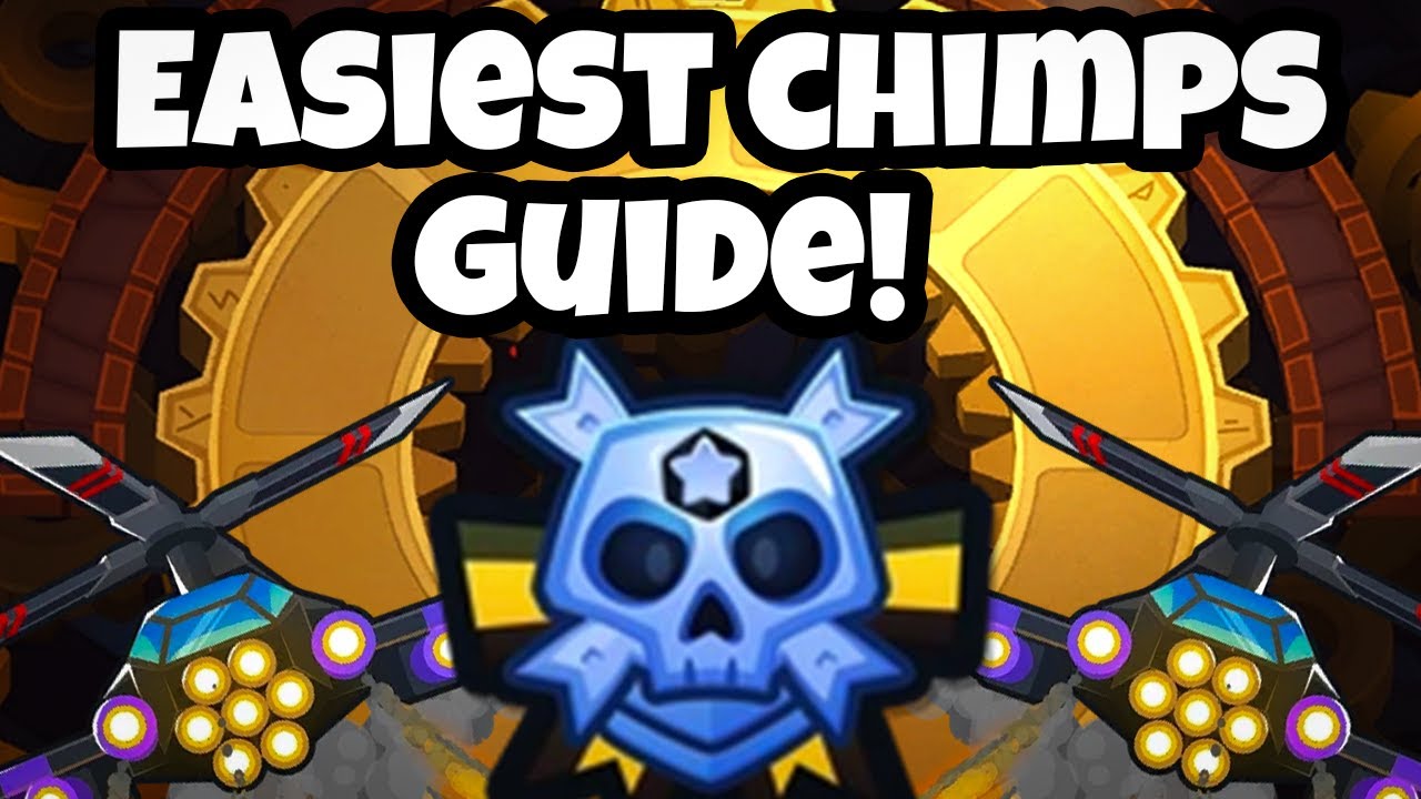 BTD6 | Easiest GEARED CHIMPS Black Border Guide! 100% Success Rate With ...
