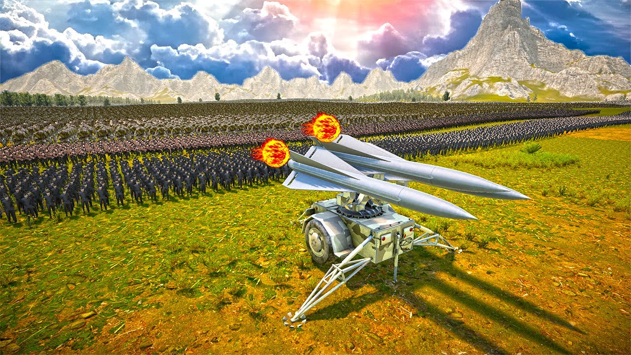 M24 MISSILE LAUNCHER, T831 & POLICE VS 4 MILLION CYBER MONSTERS ...