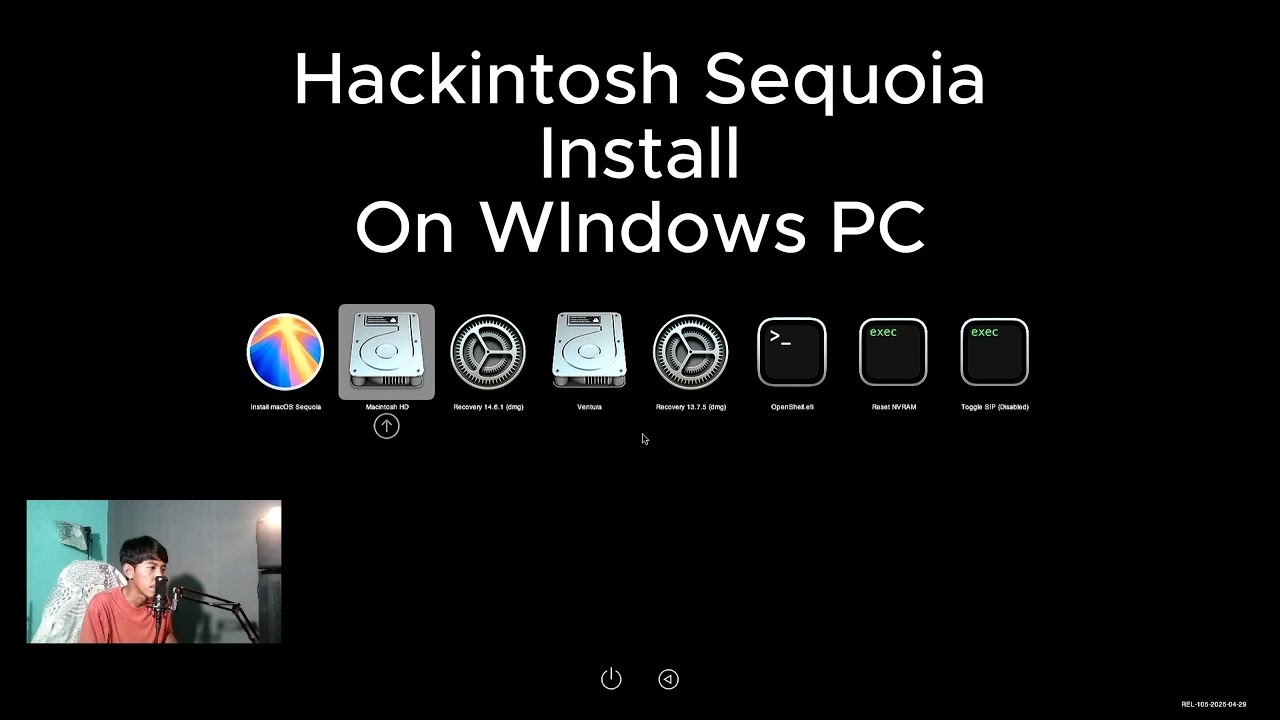 Hackintosh Sequoia install di motherboard Pc windows 😲 - YouTube