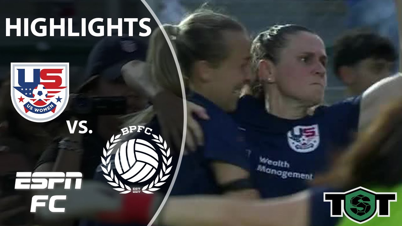 CHAMPION CROWNED 🏆💰 US Women vs. Bumpy Pitch FC | TST Highlights | ESPN FC - YouTube