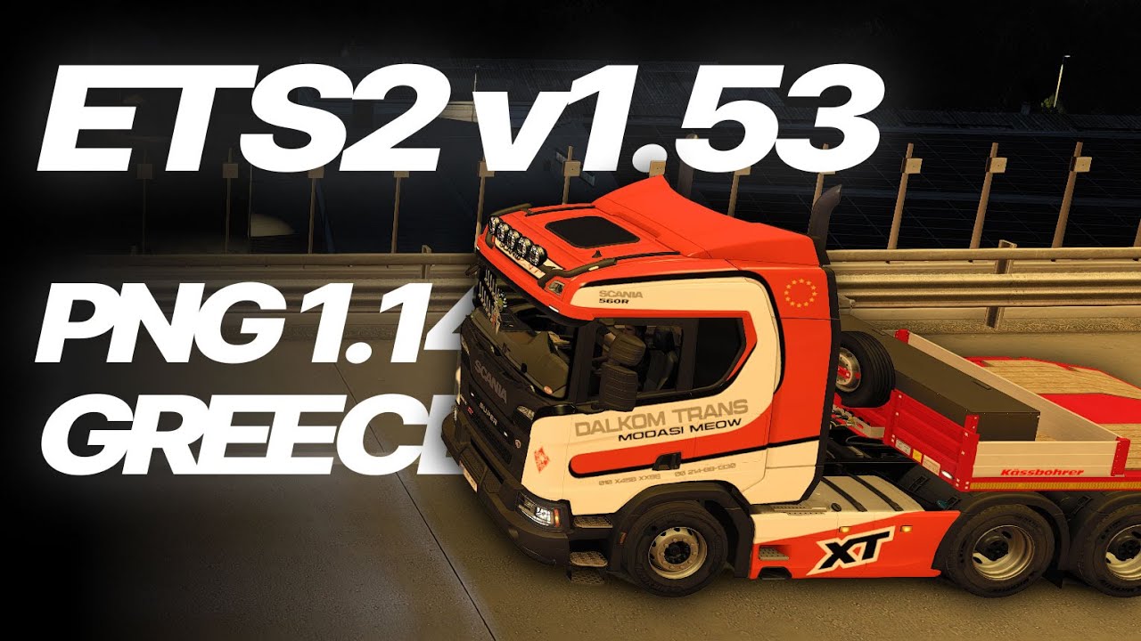 ETS2 PNG 1.14 GREECE - YouTube