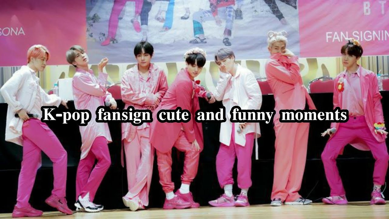 k-pop fansign cute and funny moments#kpop#funny - YouTube