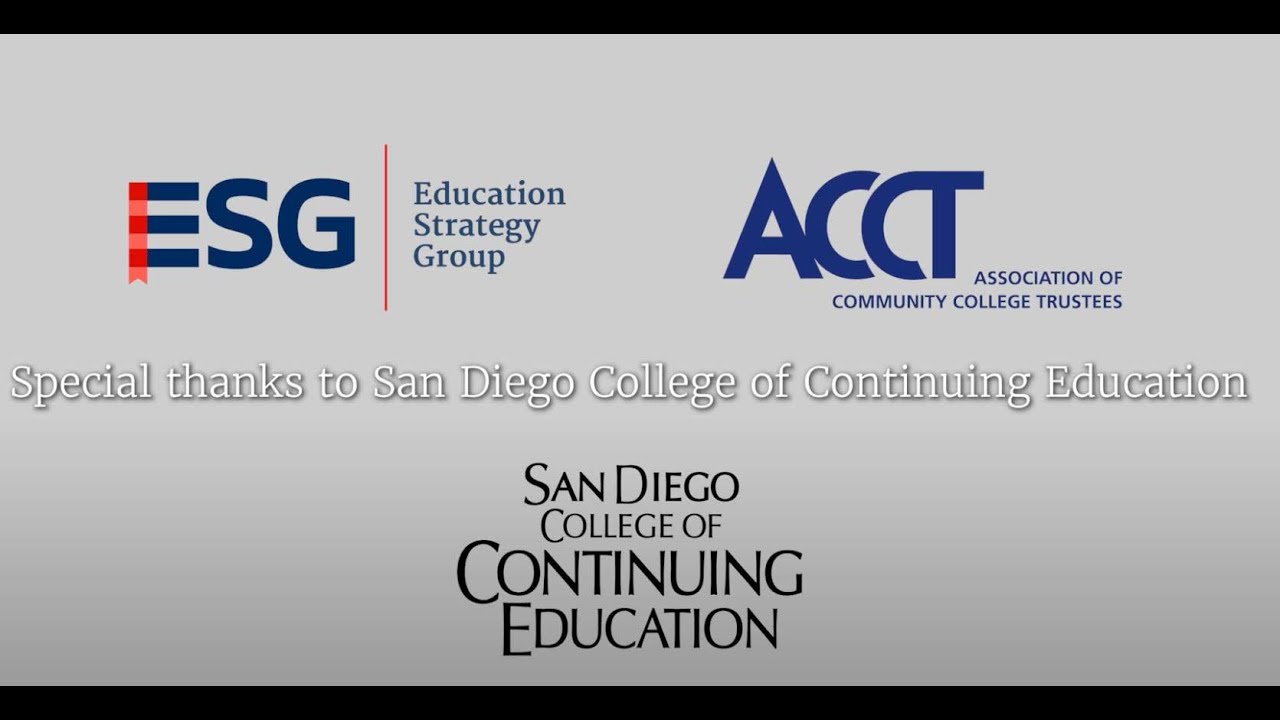 Educational Strategy Group_Non-Credit and Credit Alignment NCAL SDCCE ...