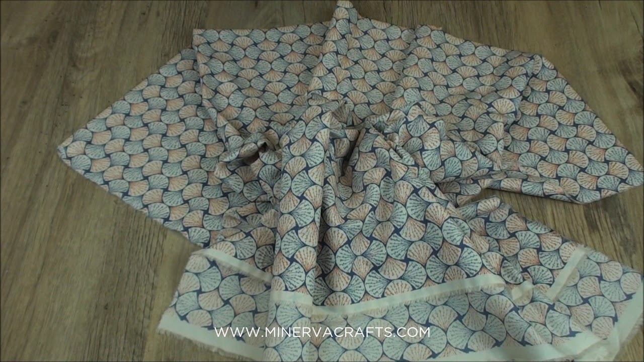 Shells Print Cotton Lawn Dress Fabric - YouTube