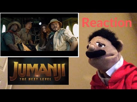Jumanji The Next Level Official Trailer Reaction (Puppet Reaction ...
