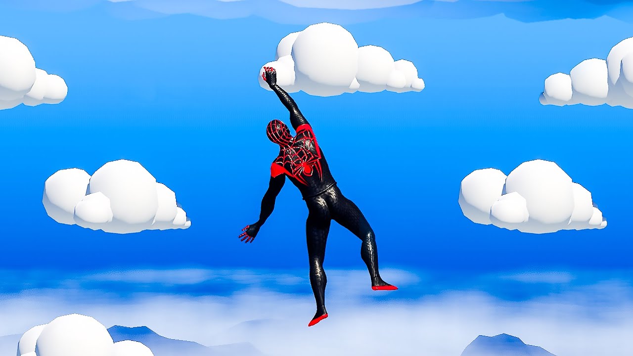 Spider-Man Playing A DIFFICULT GAME ABOUT CLIMBING | (Full Game) - YouTube