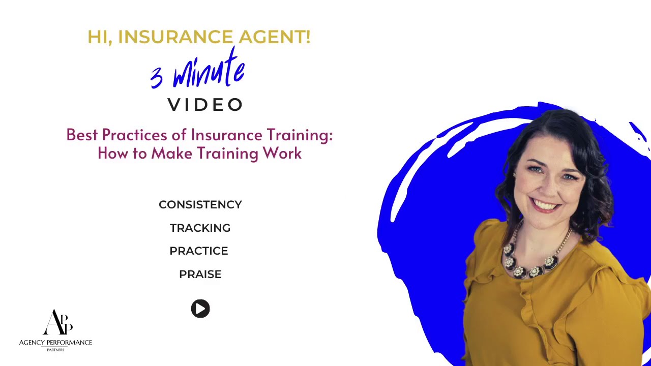 Best Practices of Insurance Training - How To Make Training Work - YouTube