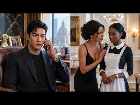 Korean Mafia Boss’s Fiancée Forgot to Hang Up… What He Heard Her Tell  Black Maid Changed Everything