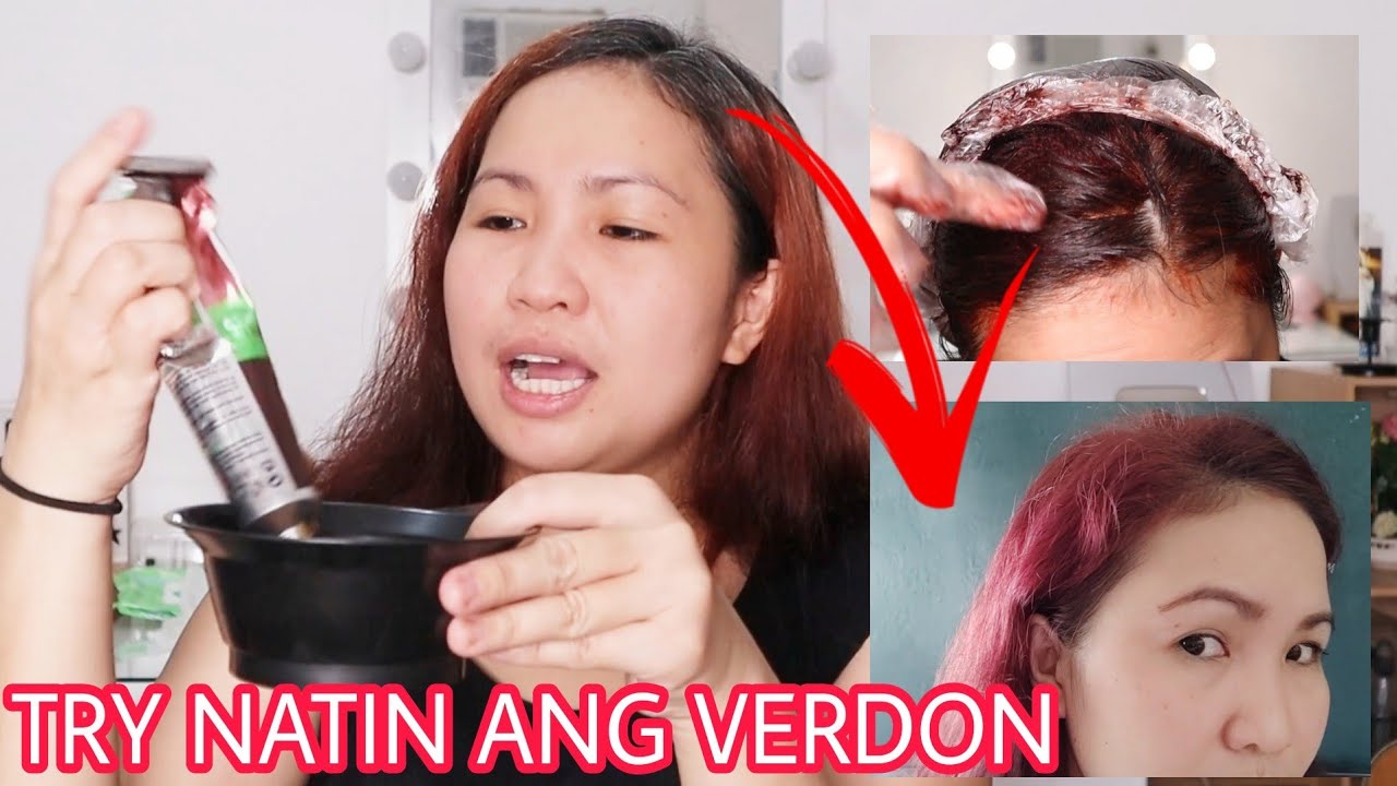 Try natin ang 50 Pesos na Pangkulay! Verdon Hair Color Review ...