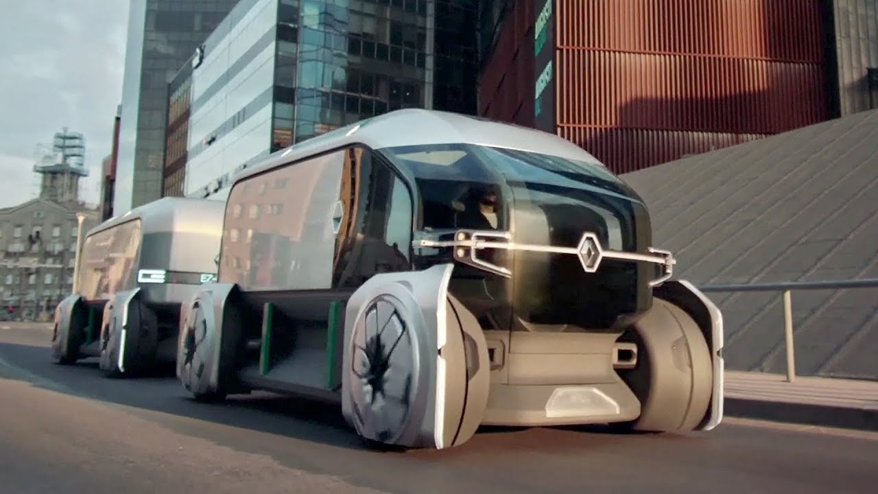 Renault EZ-PRO Autonomous Delivery Van - YouTube